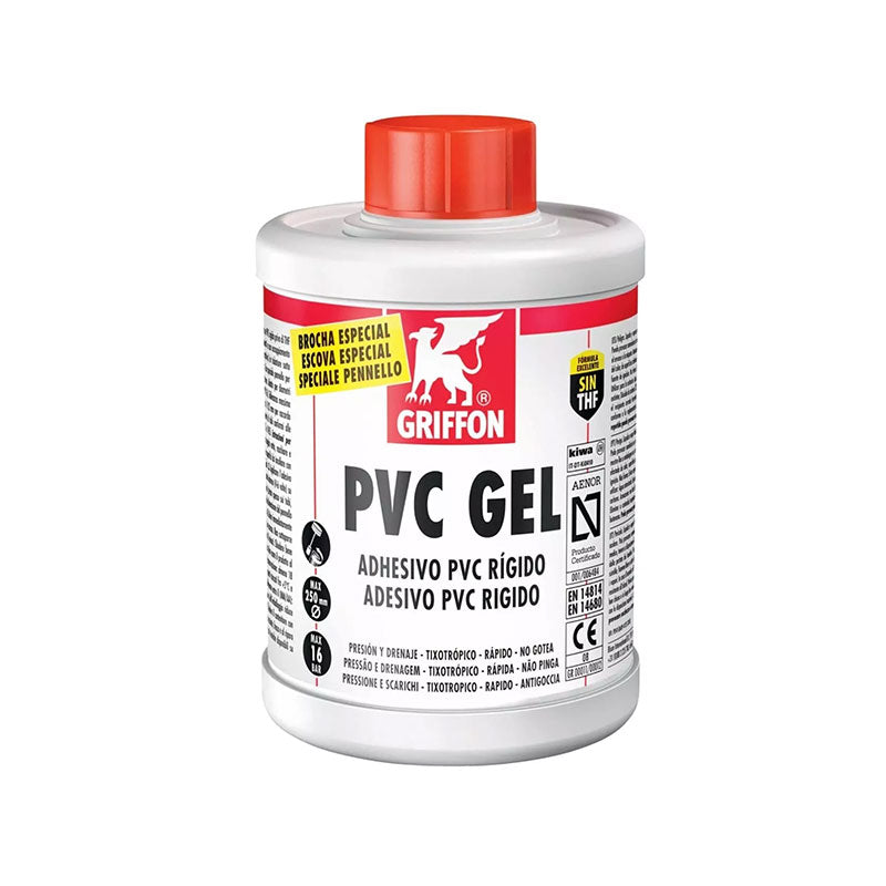 Colla PVC GEL Griffon 500 ml – Adesivo rapido per tubi PVC